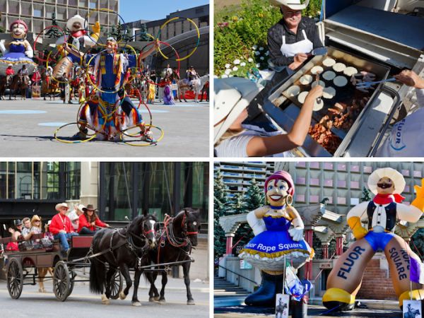 Affordable Calgary Stampede Fun at Fluor Rope Square | Family Fun Calgary
