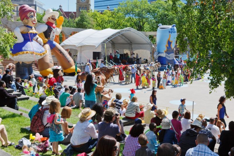 Affordable Calgary Stampede Fun at Fluor Rope Square | Family Fun Calgary