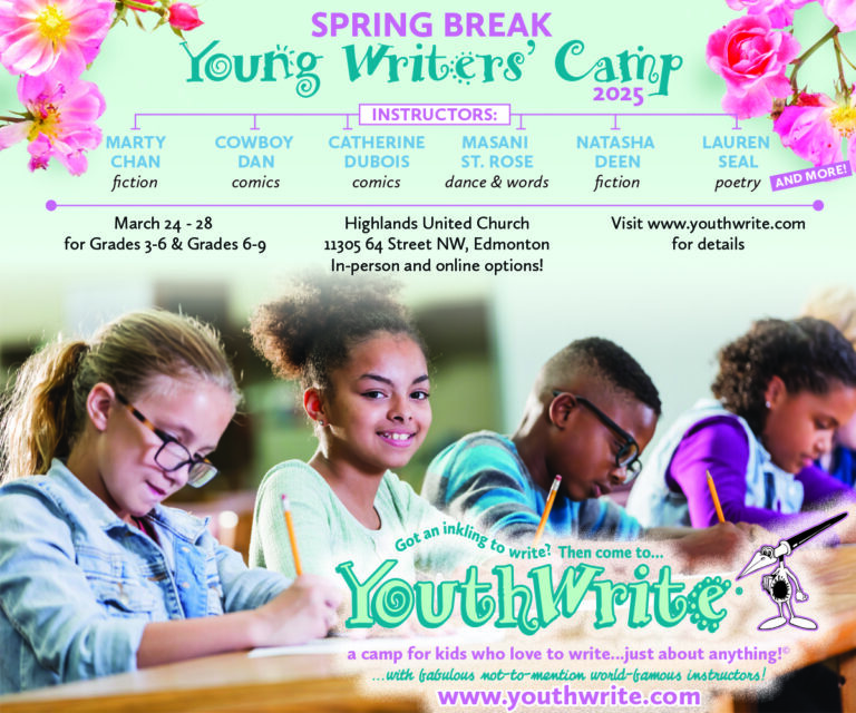 YouthWrite Spring Break Young Writers' Camps | Family Fun Edmonton