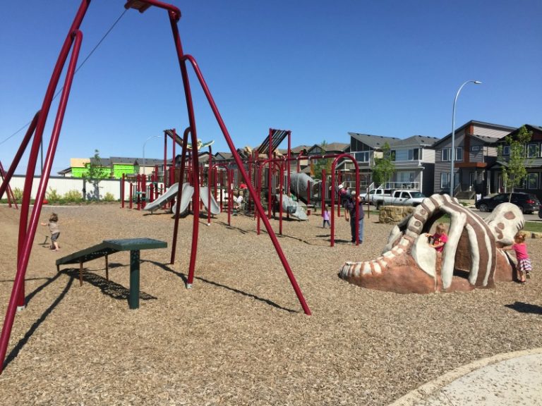 Prehistoric Fun at Meadowview Dinosaur Playground | Family Fun Edmonton