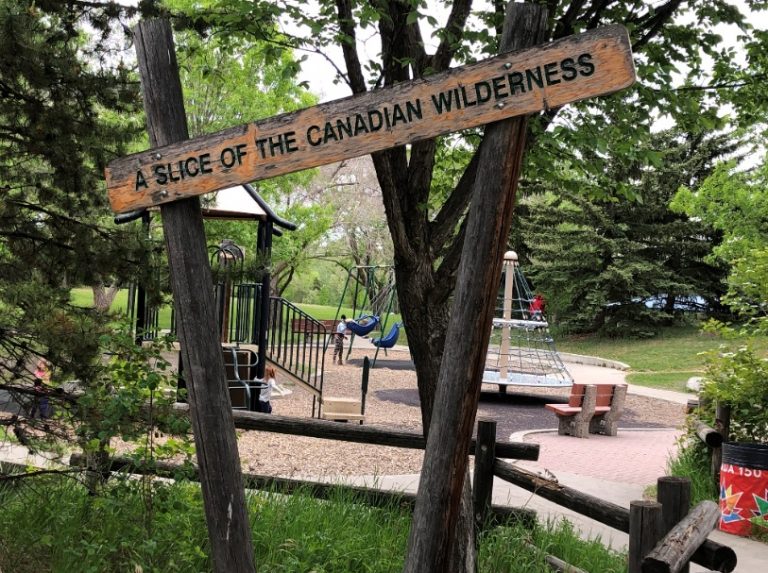 Rundle Park Playground: Canadian Wilderness | Family Fun Edmonton
