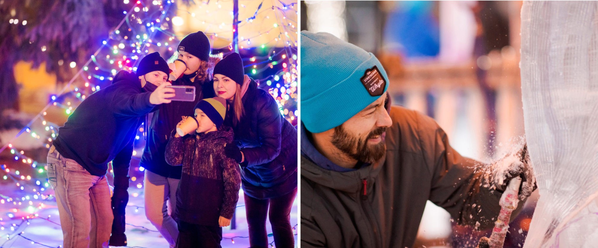 Winter Whyte Light Up Christmas Old Strathcona | Family Fun Edmonton