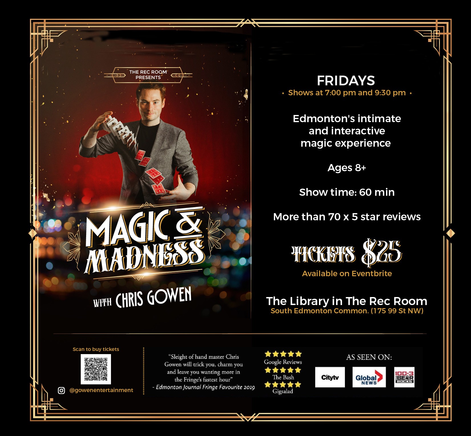 Magic & Madness with Chris Gowen | Family Fun Edmonton