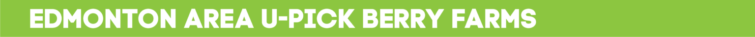 U-Pick Berry Farms in the Edmonton Area | Family Fun Edmonton