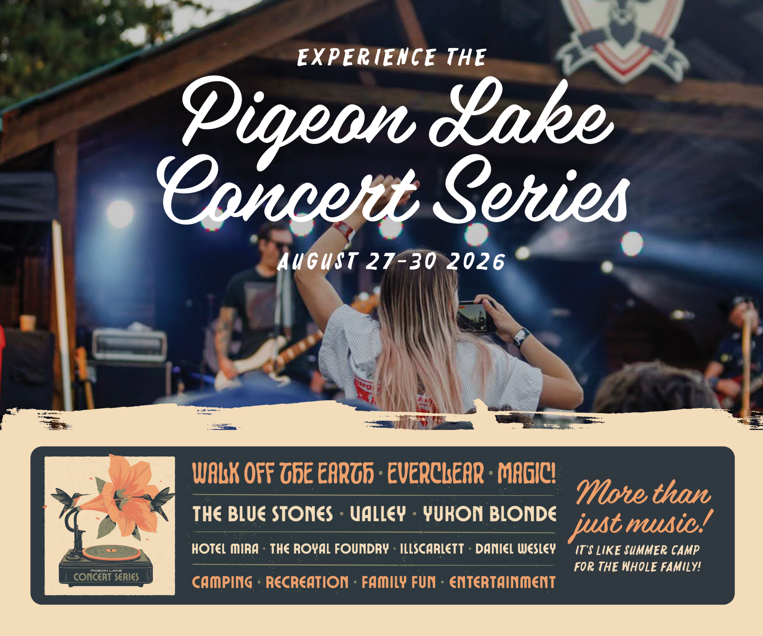 Pigeon Lake Concert Series 2026 | Family Fun Edmonton