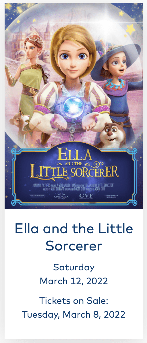 Cineplex Sensory Friendly Screenings at Bayers Lake Cineplex