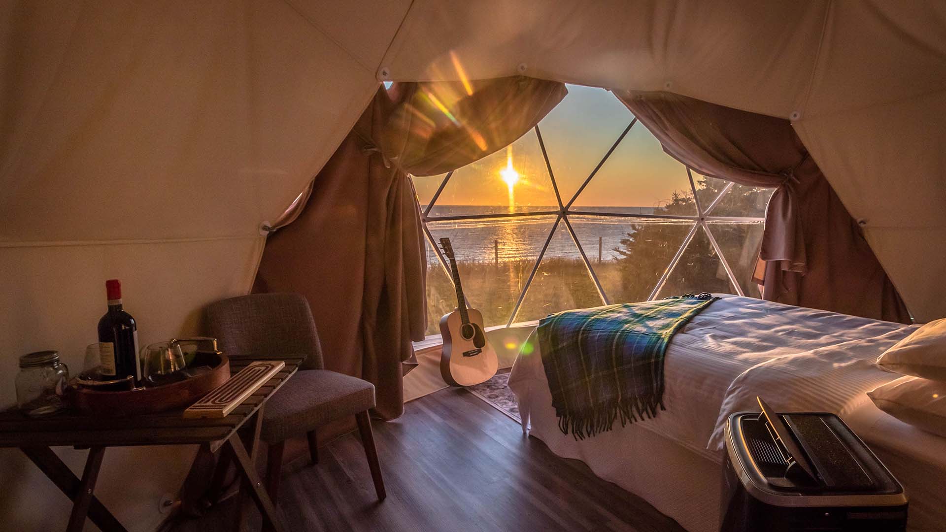 Everything You Need to Know about Geodesic Dome Camping in Nova Scotia ...