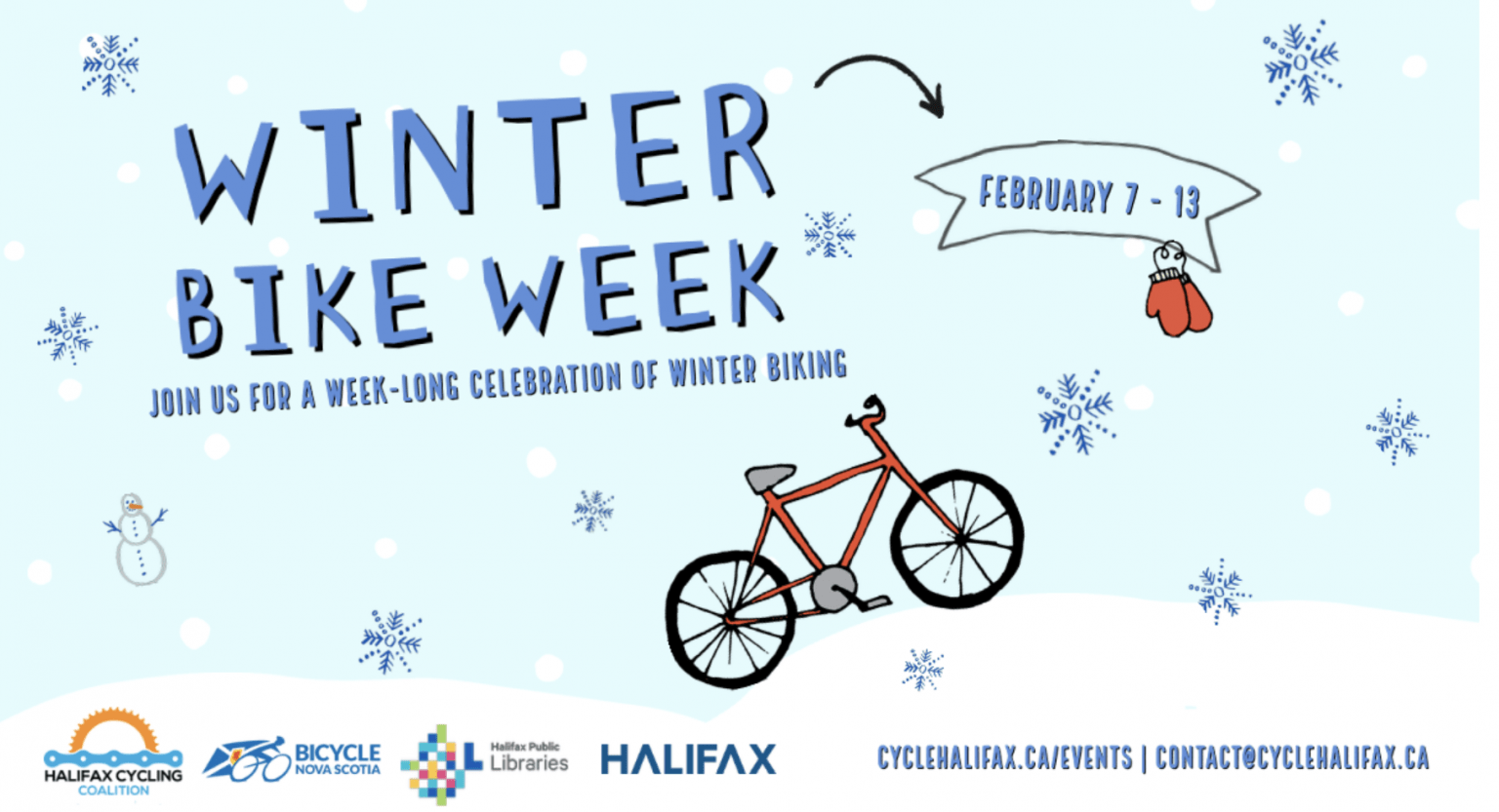 Celebrate winter cycling with Halifax's Winter Bike Week!