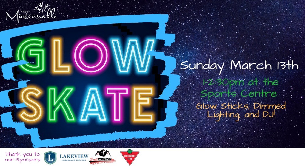 Glow Skate with the City of Martensville | Family Fun Saskatoon