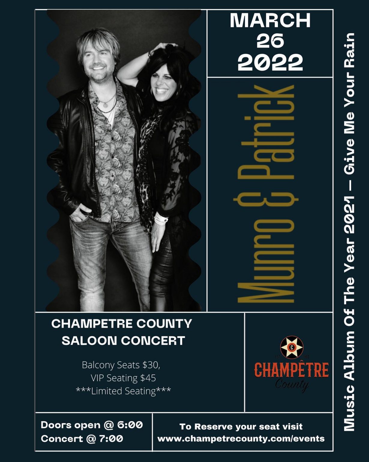 Champetre County's Saloon Concert - Dance and Enjoy Great Music ...