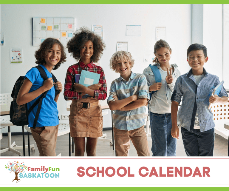 Saskatoon and Area School Division Calendars 2024-25 | Family Fun Saskatoon