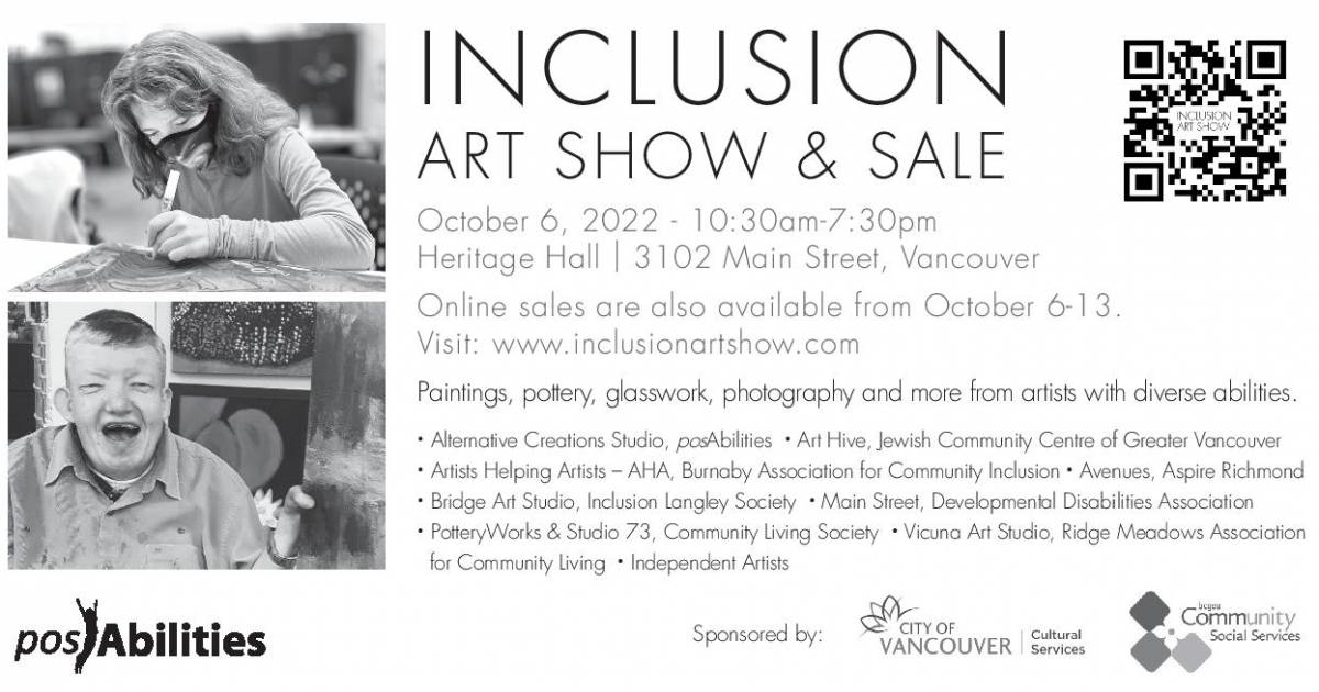 posAbilities’ Annual INCLUSION Art Show & Sale | Family Fun Vancouver