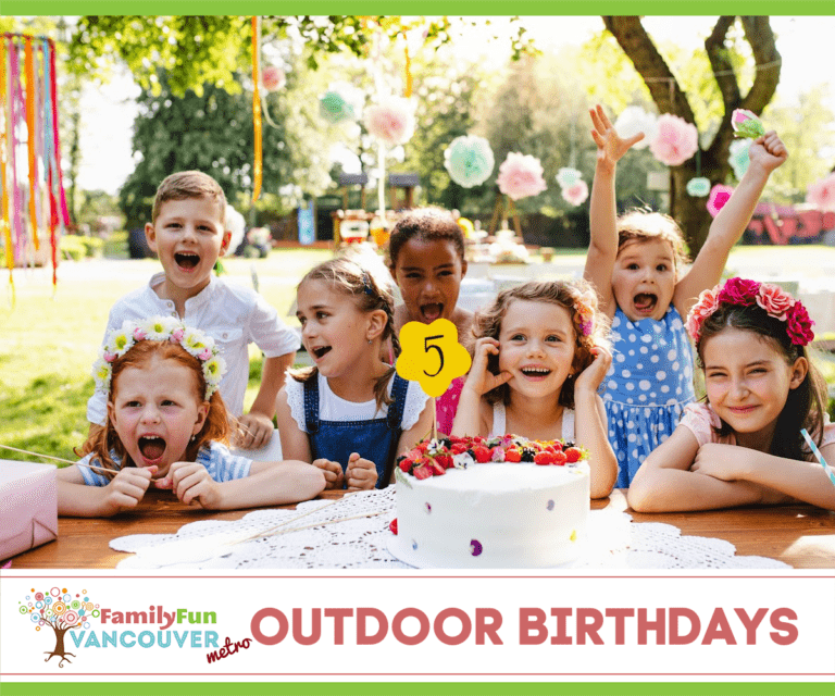 The Best Spots for Outdoor Birthdays | Family Fun Vancouver