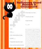 Halloween Wordsearch & Crossword Puzzle {Printable} - Family Fun Canada