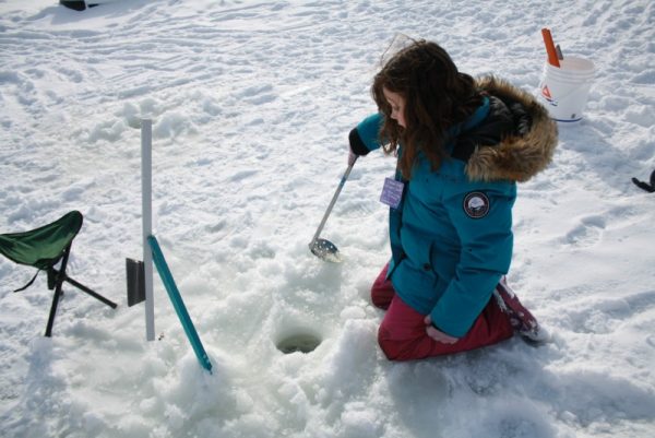 Ice Fishing at Village Nordik in Quebec City | Family Fun Canada