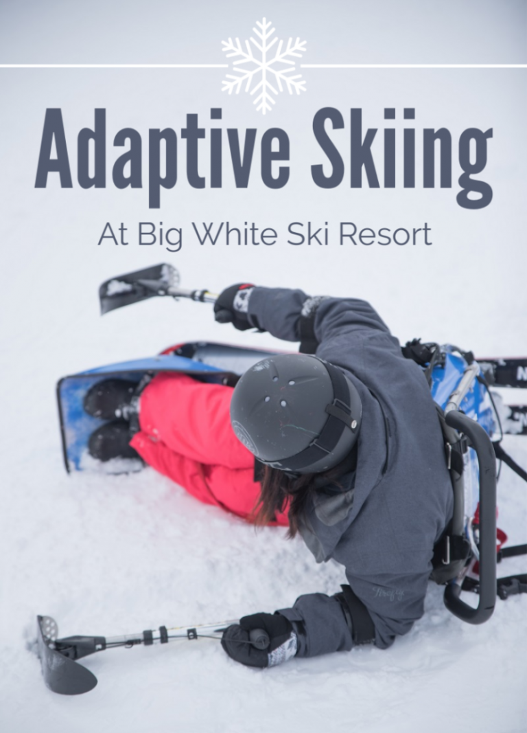 Pas de retenue ! Ski adapté à la station de ski de Big White